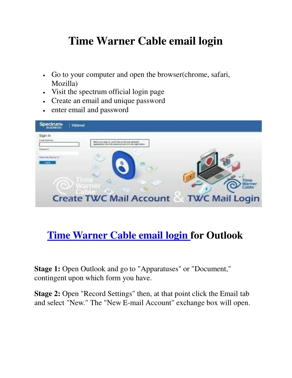 PPT - time warner cable email support PowerPoint Presentation, free download - ID:10636127