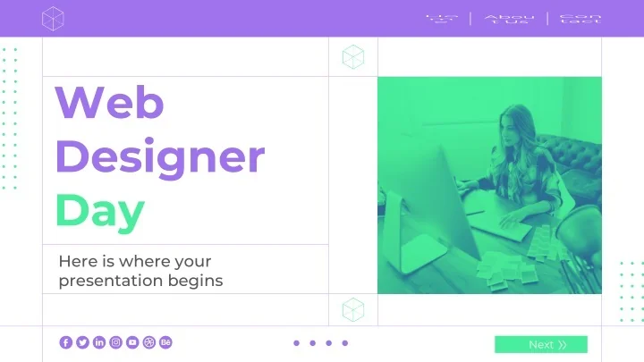 PPT - Web Designer Day by Slidesgo PowerPoint Presentation, free ...