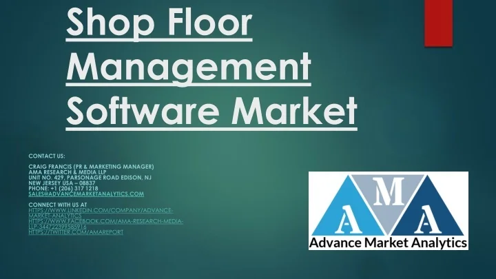 PPT - Shop Floor Management Software Market PowerPoint Presentation ...