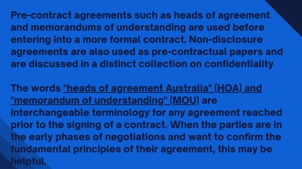 PPT - Heads of Agreement Template(Australia) | Precedents Online ...