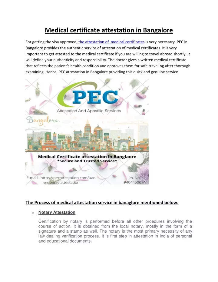 PPT - Medical certificate attestation in Bangalore Content PowerPoint ... PPT - Medical certificate attestation in Bangalore Content PowerPoint ...
