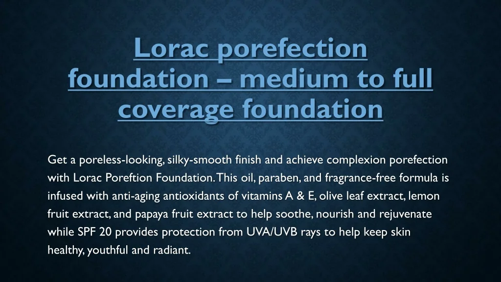 PPT - 20 Best Lightweight Foundations Perfect for Summer 2021 ...