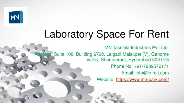 PPT - Laboratory Space For Rent PowerPoint Presentation, free download ...