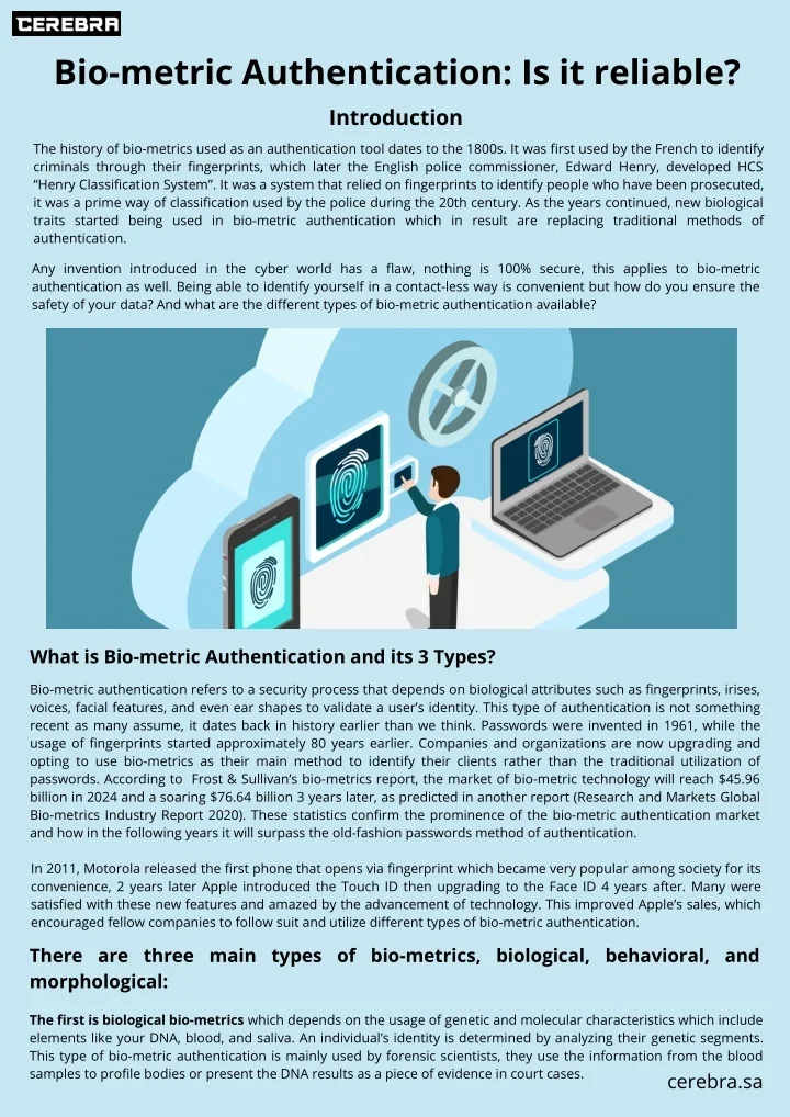 PPT - Bio-metric Authentication: Is it reliable? PowerPoint ...