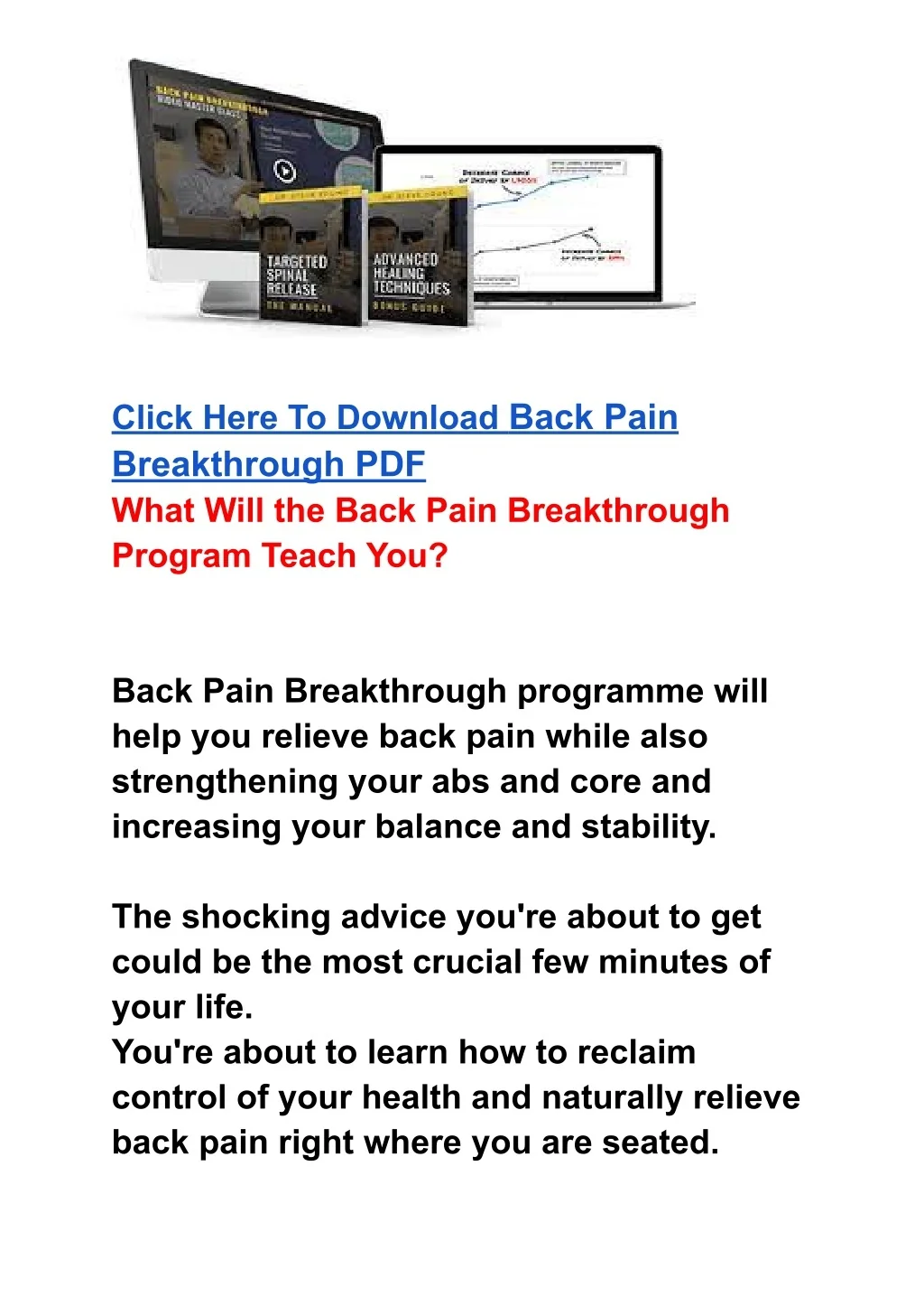 PPT - Back Pain Breakthrough PDF Download- Cure Back Pain Naturally ...