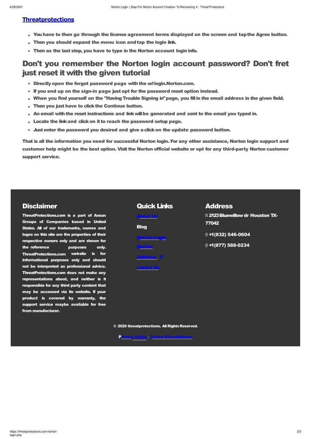 PPT - Norton Login _ Step For Norton Account Creation To Recovering It ...