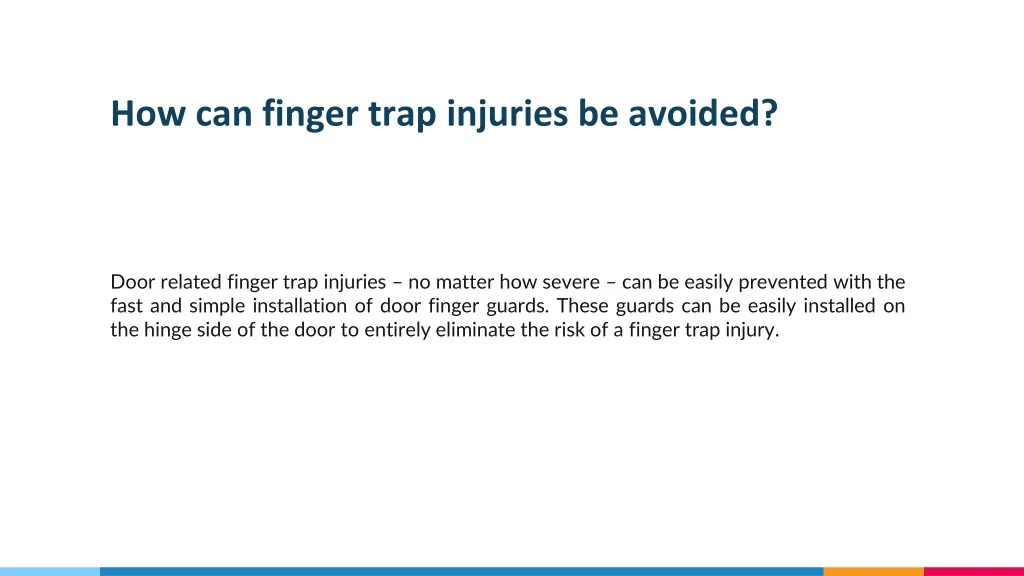 PPT - For door finger injury: Install hinge finger guard. PowerPoint ...