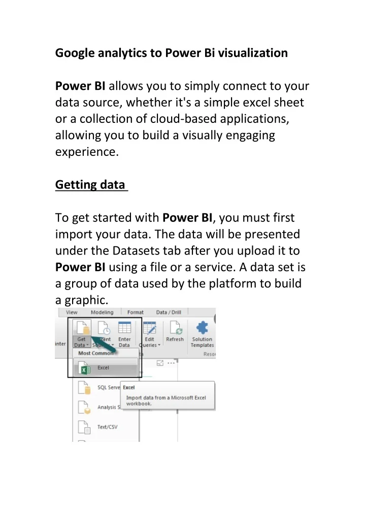 PPT - Google analytics to Power Bi visualization PowerPoint ...
