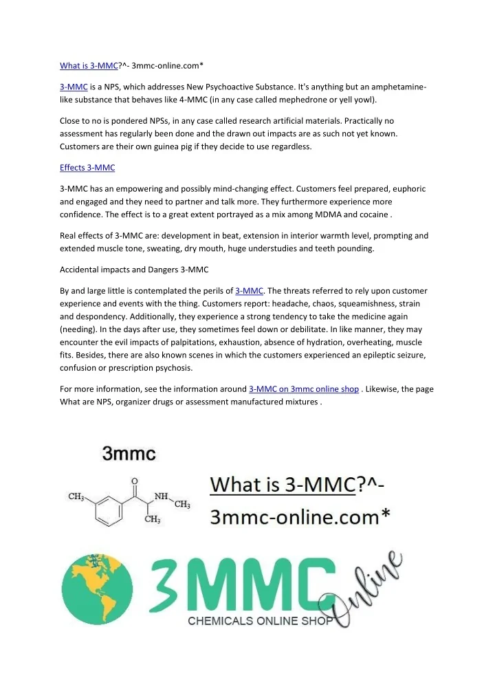 PPT - What is 3-MMC^- 3mmc-online.com* PowerPoint Presentation, free ...