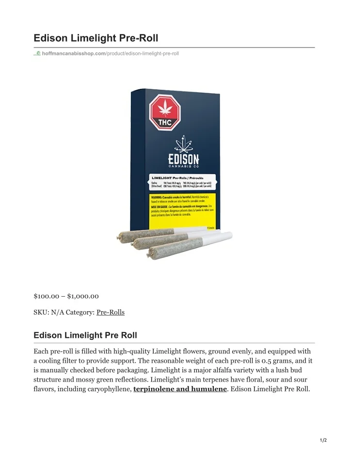 PPT - Edison Limelight Pre Roll PowerPoint Presentation, free download ...