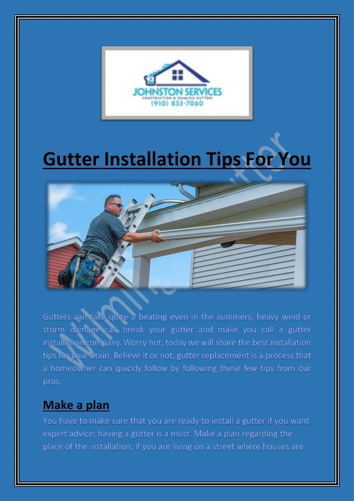 PPT - Gutter Installation Tips For You PowerPoint Presentation, free ...