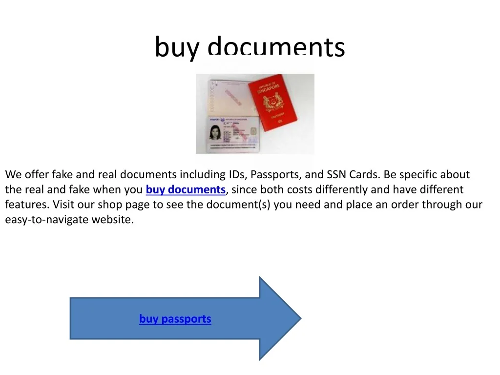 PPT - buy real documents PowerPoint Presentation, free download - ID ...