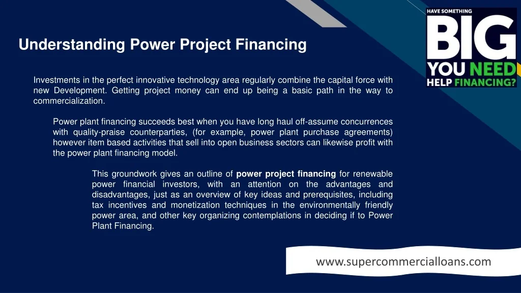PPT - Power Plant Financing PowerPoint Presentation, free download - ID ...