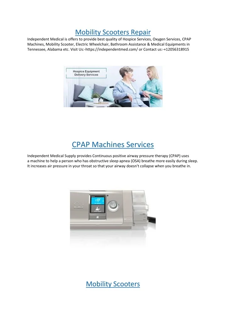 PPT - Mobility Scooters Repair PowerPoint Presentation, free download ...