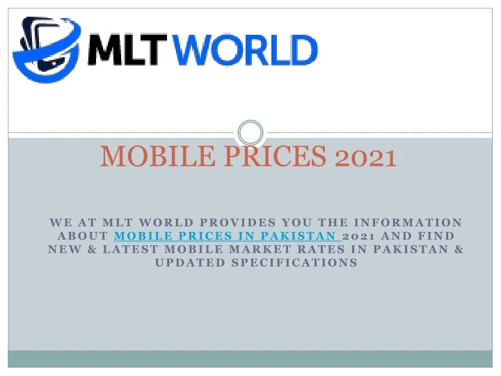 PPT - MOBILE PRICES 2021 PowerPoint Presentation, free download - ID ...