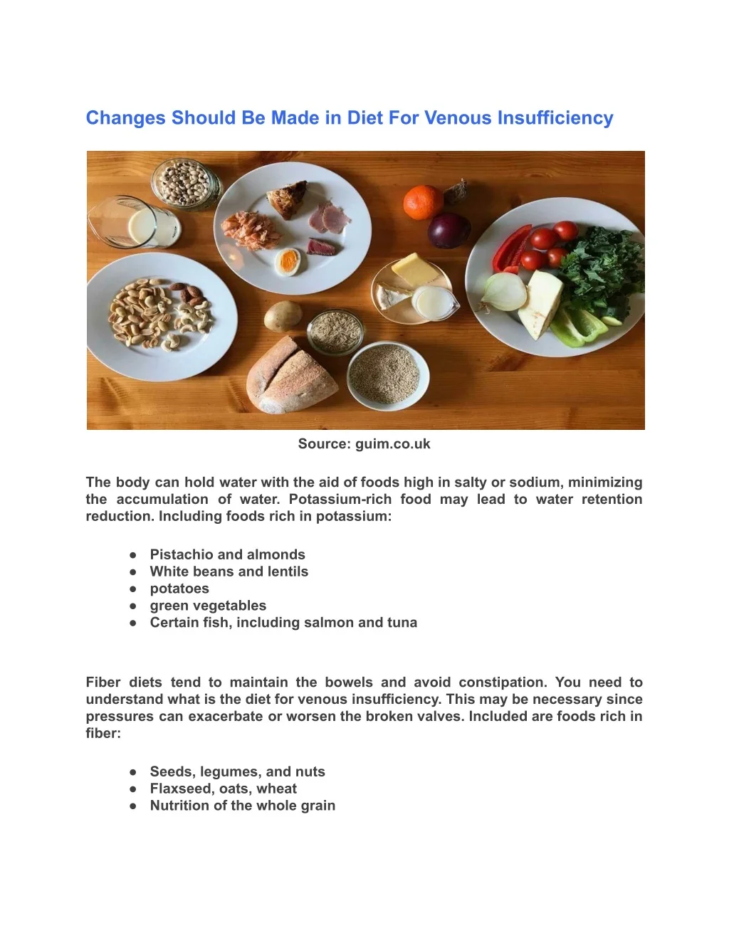 PPT - Diet For Venous Insufficiency Things To Follow PowerPoint ...