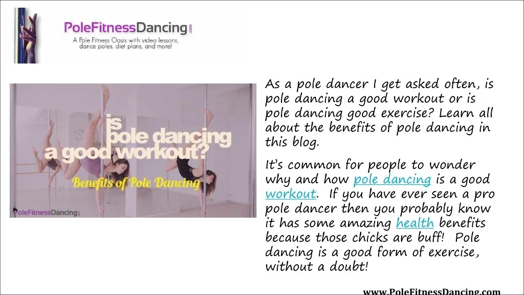 PPT - Is Pole Dancing A Good Workout - Benefits of Pole Dancing ...