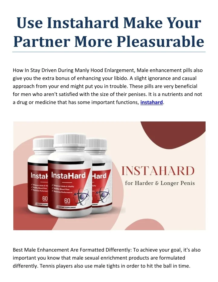 PPT - Instahard Benefits & Side Effects Complete Details PowerPoint ...