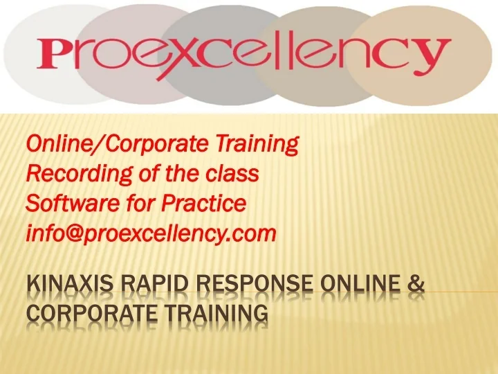 PPT - Kinaxis Rapid Response Online & corporate training PowerPoint ...