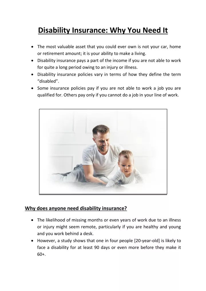 PPT - Disability Insurance: Why You Need It | Outline Financial ... PPT - Disability Insurance: Why You Need It | Outline Financial ...