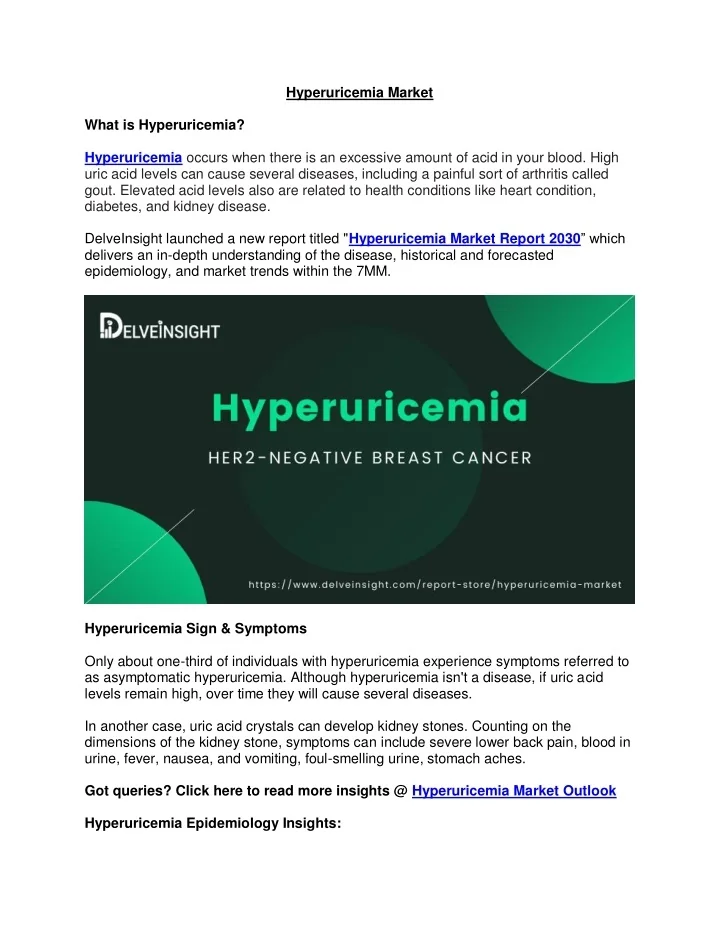 PPT - Hyperuricemia Market PowerPoint Presentation, free download - ID ...