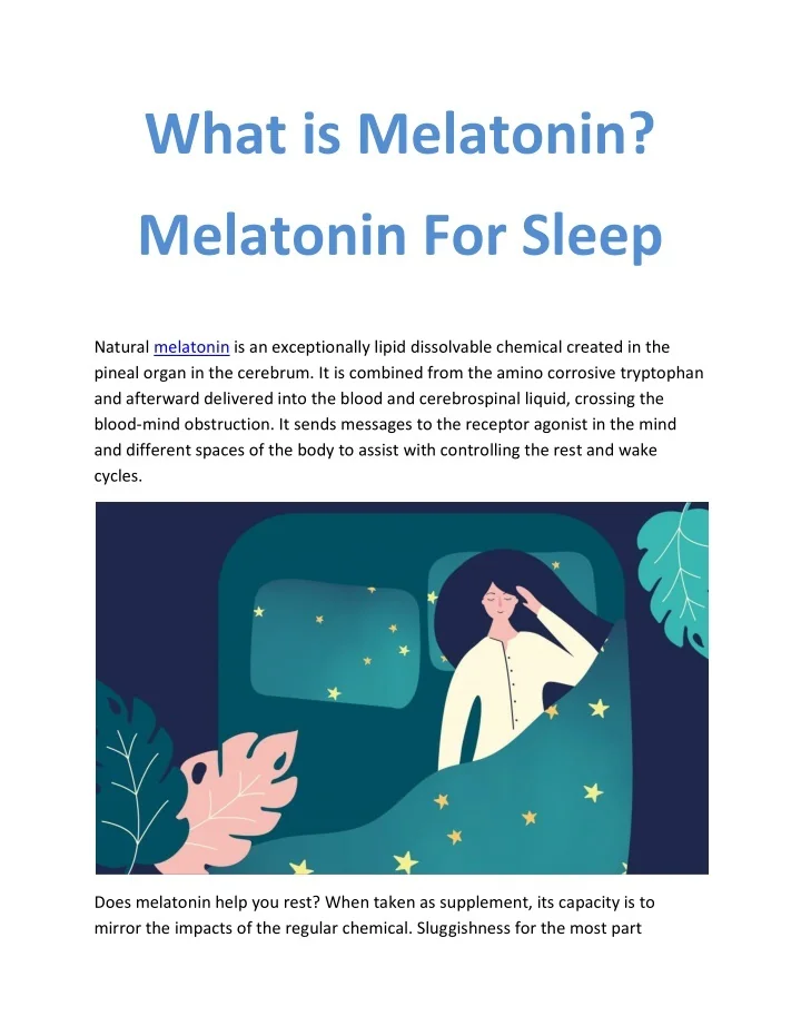 PPT - What is Melatonin_ Melatonin For Sleep PowerPoint Presentation ...