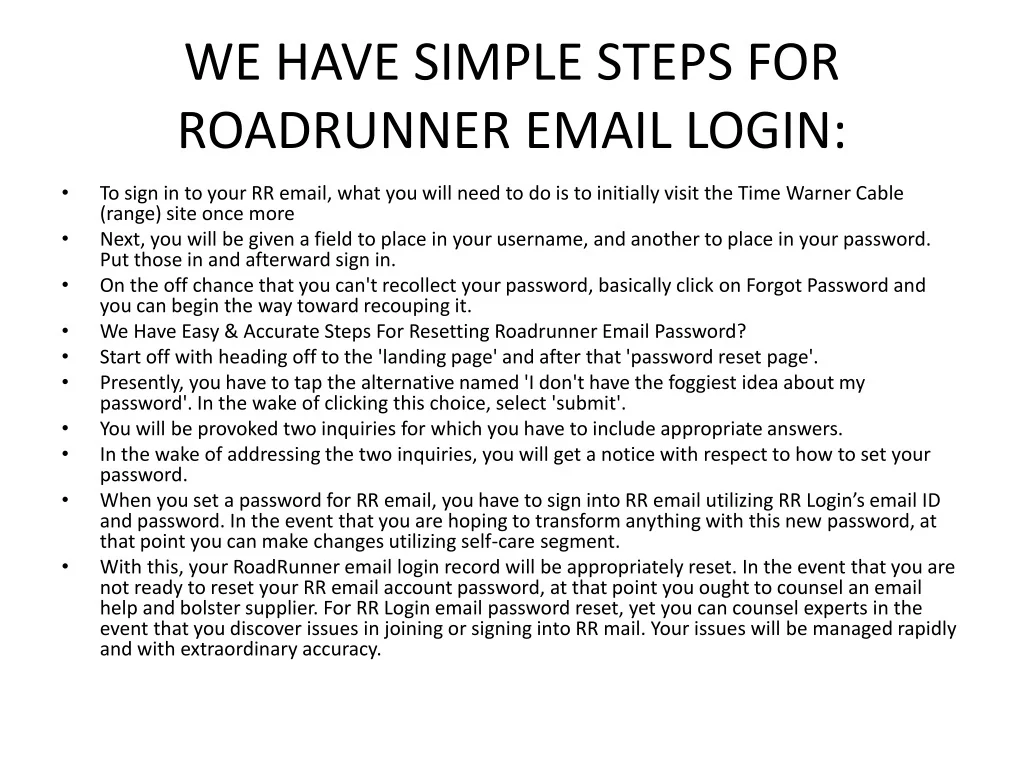 PPT - New MicrosofRoadrunner email logint Office PowerPoint ...