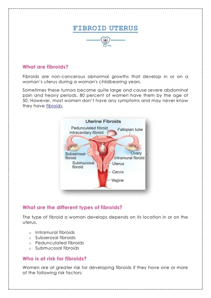 PPT - What are Fibroid and Its Different Types? PowerPoint Presentation ...