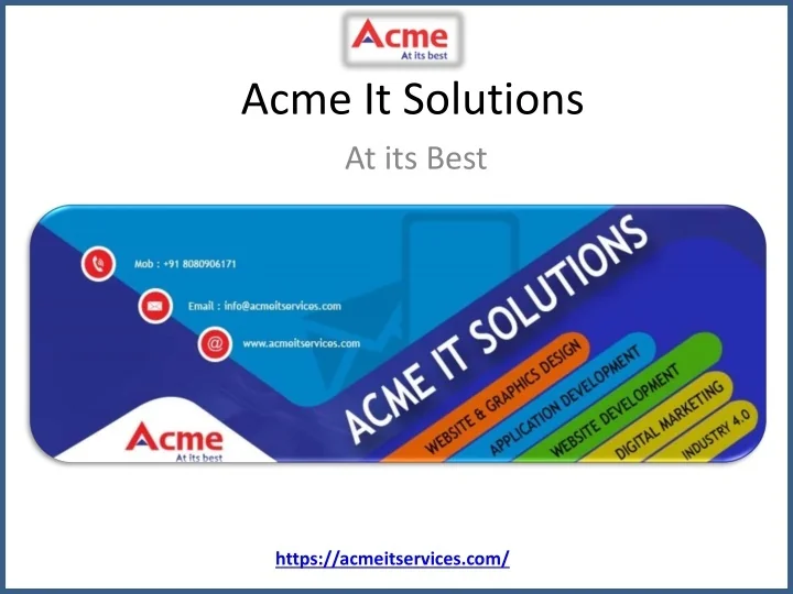 PPT - Acme It Services - Web Services Provider Company In Nashik India PowerPoint Presentation ...