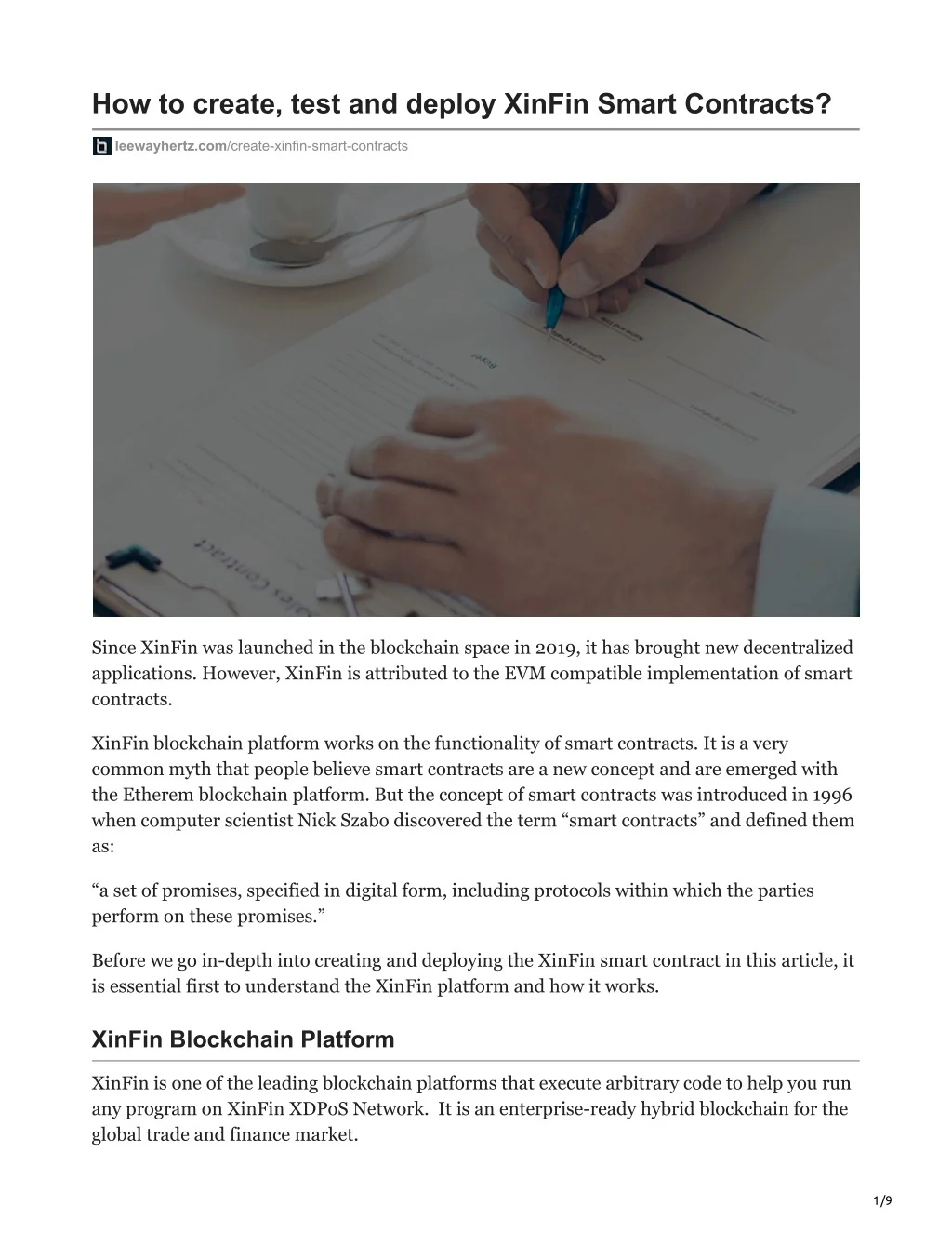 PPT - create xinfin smart contractWebsite PowerPoint Presentation, free download - ID:10689853