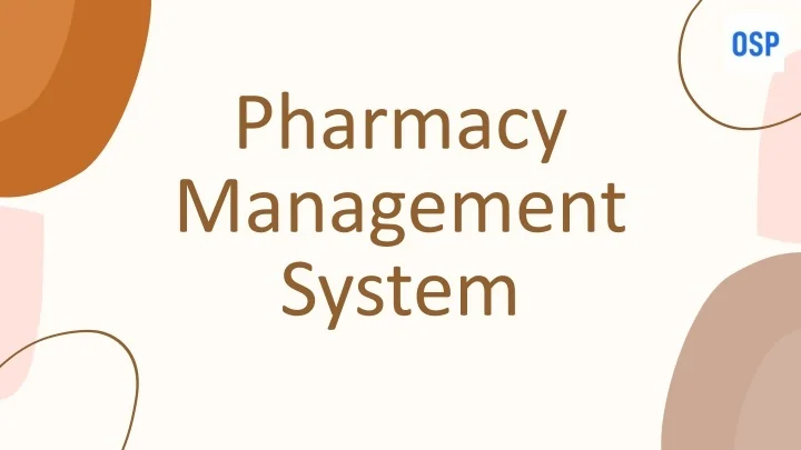 PPT - Pharmacy Management System PowerPoint Presentation, free download ...