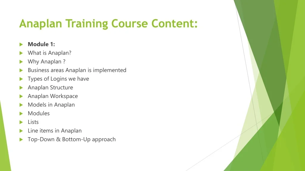 PPT - Anaplan Training | Anaplan Online Training – ARIT PowerPoint ...