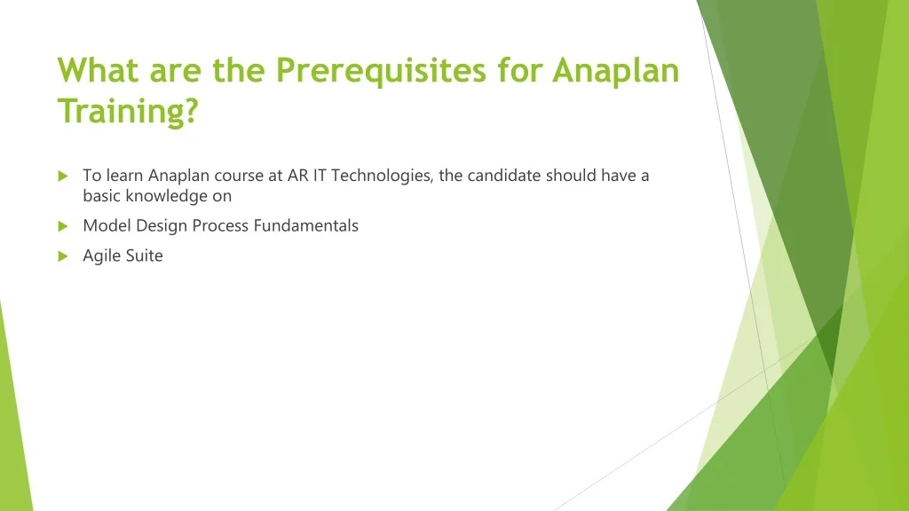 PPT - Anaplan Training | Anaplan Online Training – ARIT PowerPoint ...