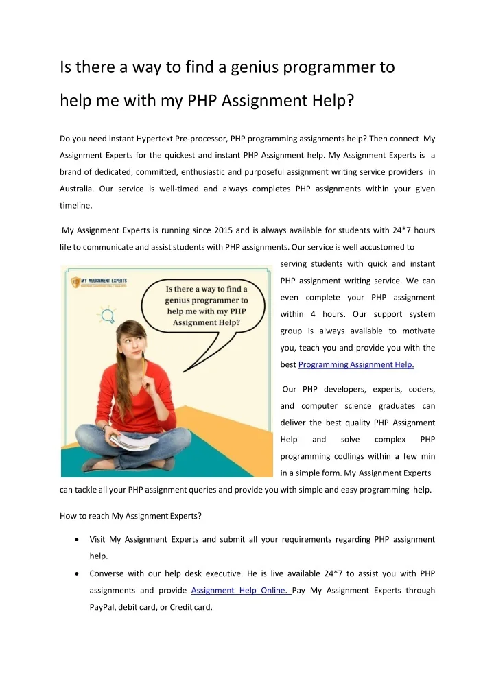 PPT - Is there a way to find a genius programmer to help me with my PHP ...