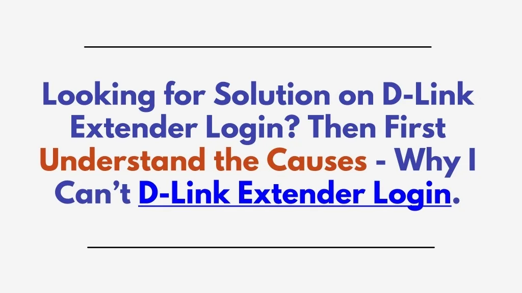 PPT - Why I can’t Dlinkap.local Login- Easy Fixes PowerPoint ...