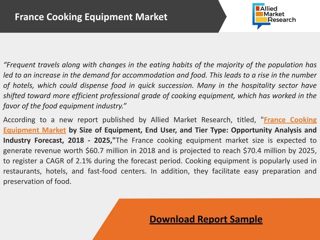PPT - France Cooking Equipment Market PowerPoint Presentation, free ...