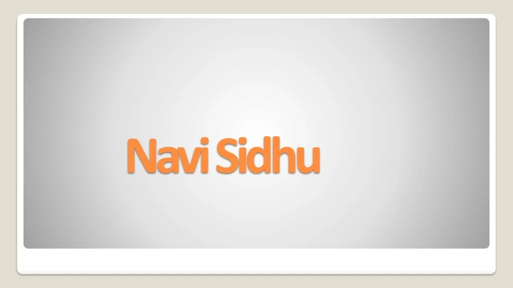 PPT - Some Important ways to become a World Champion like Navi Sidhu PowerPoint Presentation ...