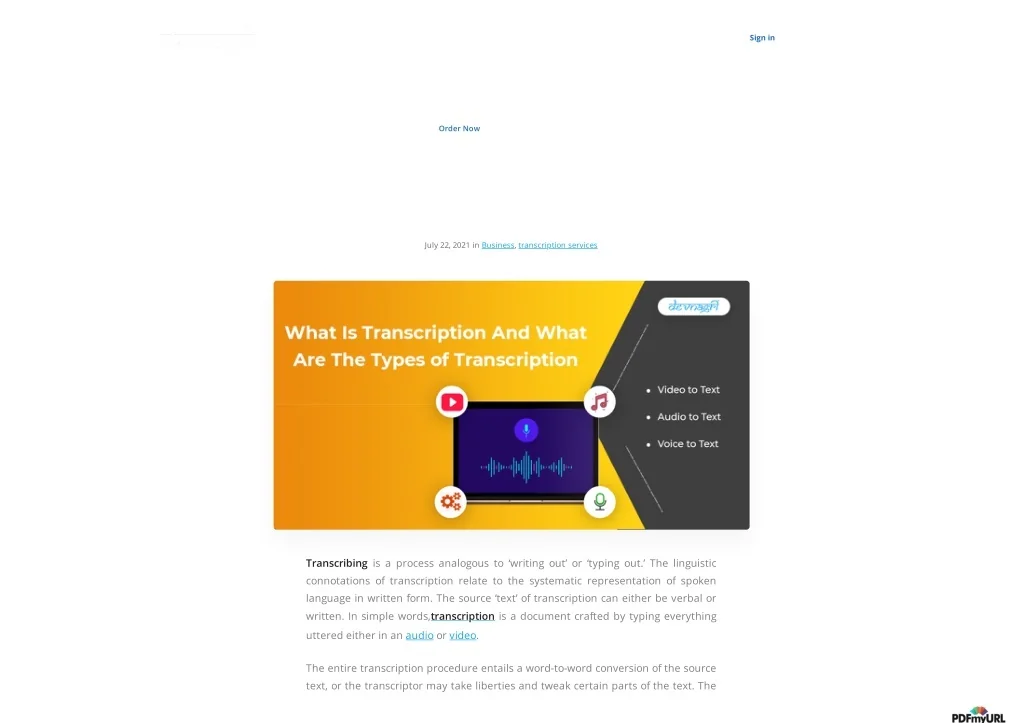 PPT - What Is Transcription And What Are The Types of Transcription ...