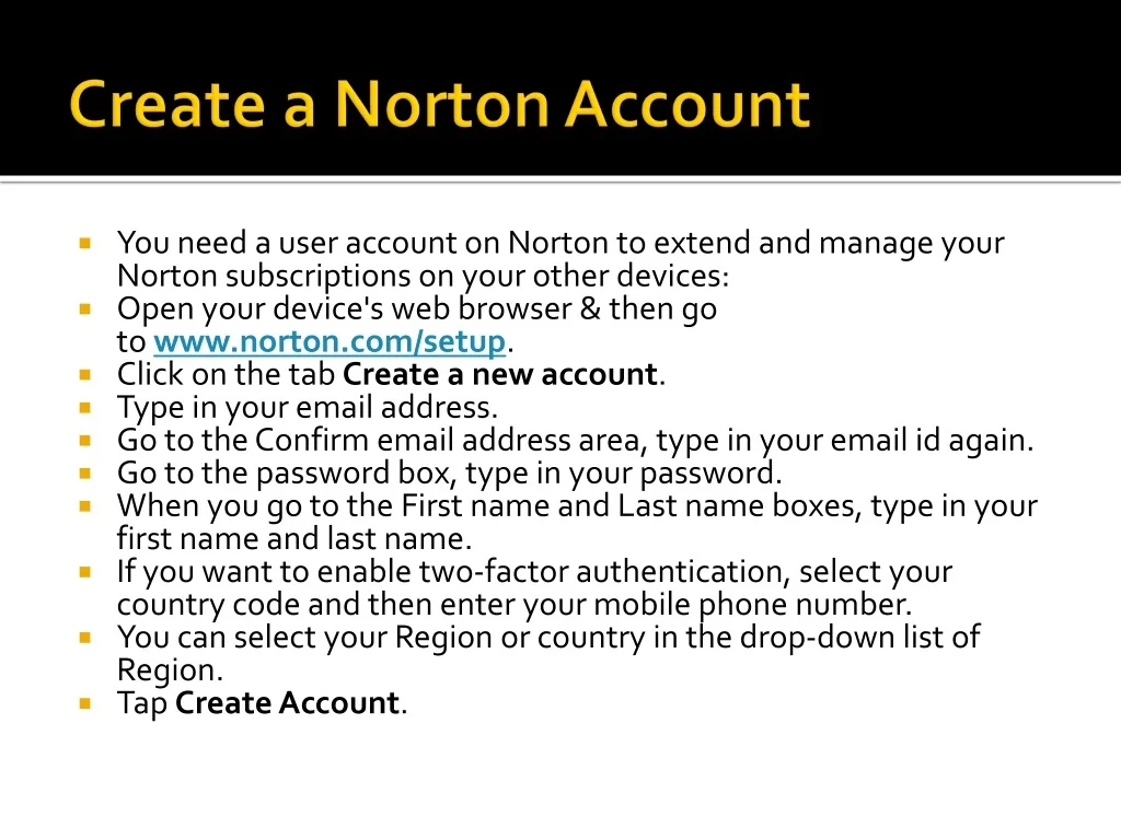 PPT - Norton.com/setup - Enter your code - Install and Activate Norton ...