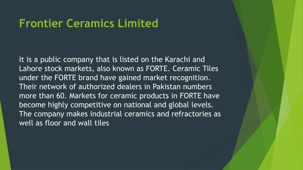 PPT - Top 10 Ceramic Tiles Manufacturers in Pakistan PowerPoint ...