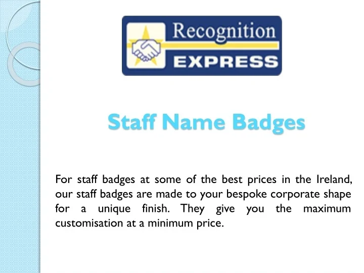 PPT - Staff Name Badges PowerPoint Presentation, free download - ID ...
