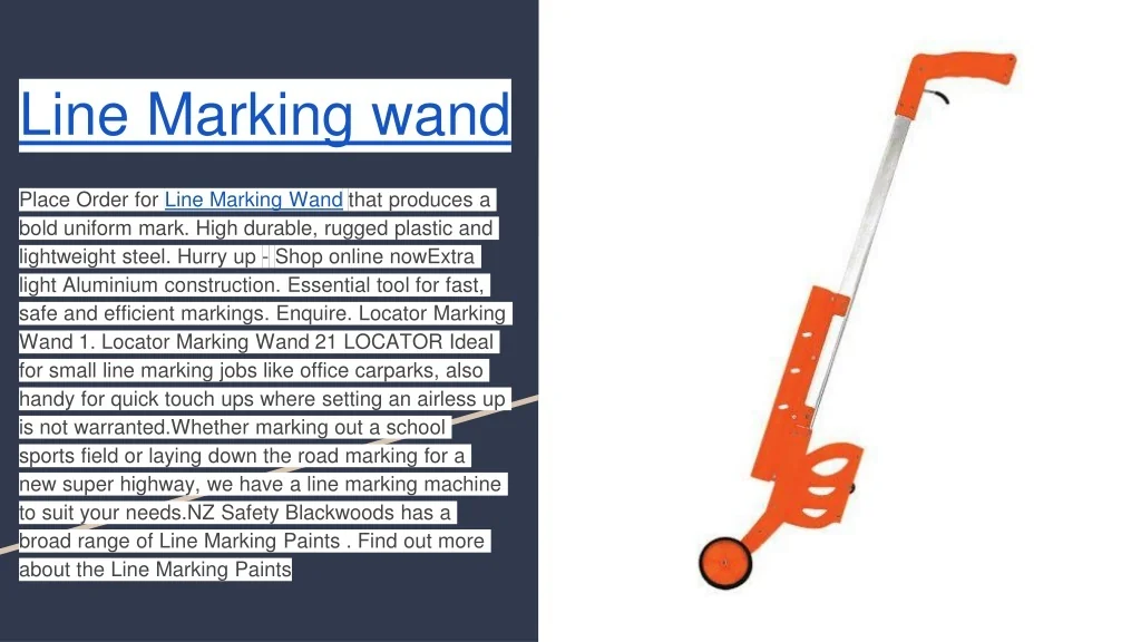 PPT - Line Marking wand _ health hazard sign PowerPoint Presentation ...