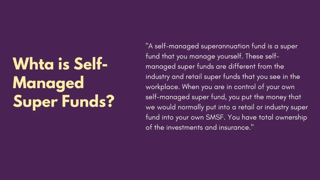 PPT - Investment Rules for Self-Managed Super Funds in Australia ...