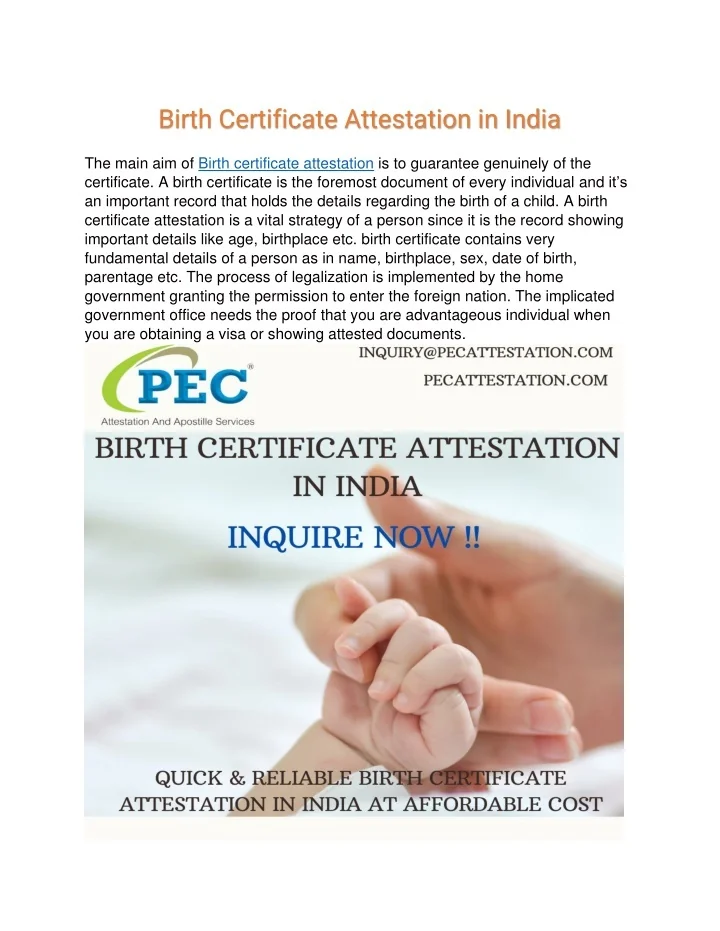 PPT - Birth Attestation PowerPoint Presentation, free download - ID ...