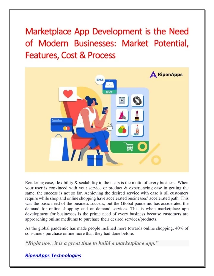 PPT - Marketplace App Development is the Need of Modern Businesses ...