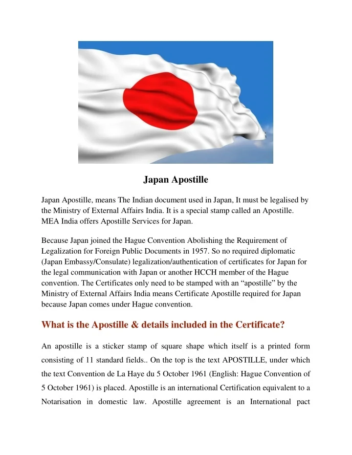 PPT - Japan apostille PowerPoint Presentation, free download - ID:10705277