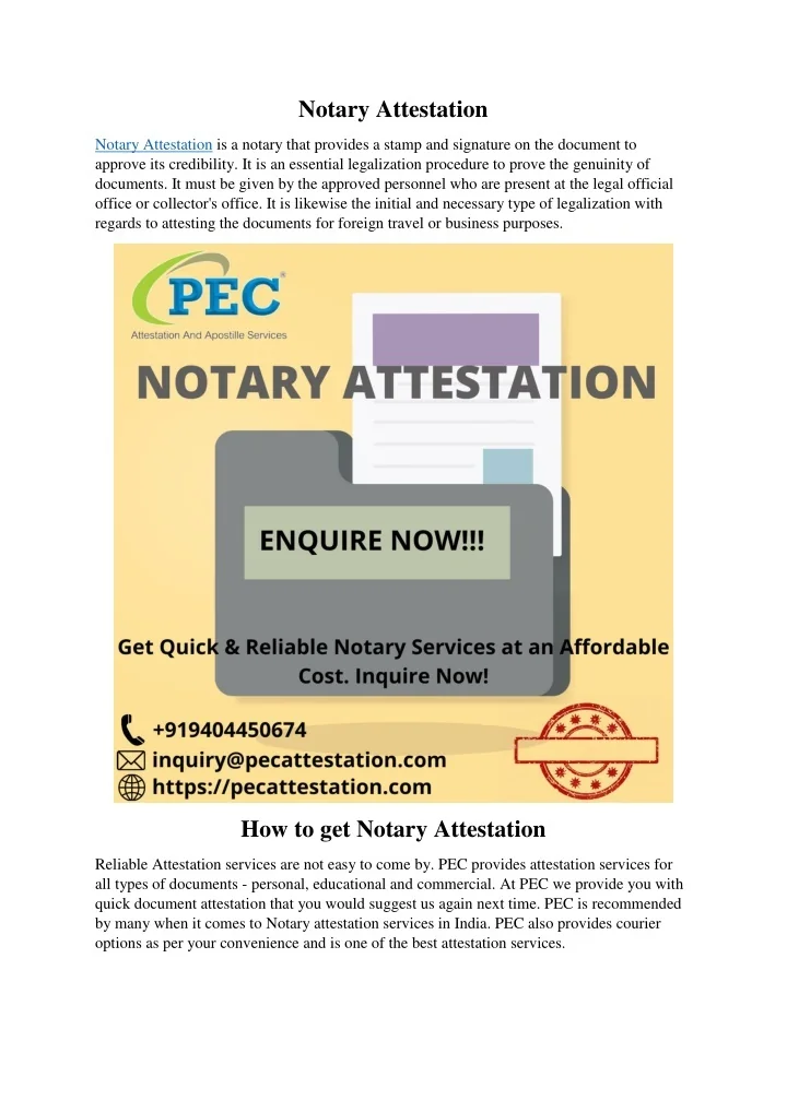 PPT - Notary Attestation PowerPoint Presentation, free download - ID ...
