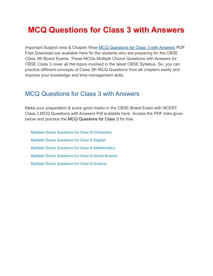 ppt-class-3-mcqs-multiple-choice-questions-for-class-3-powerpoint