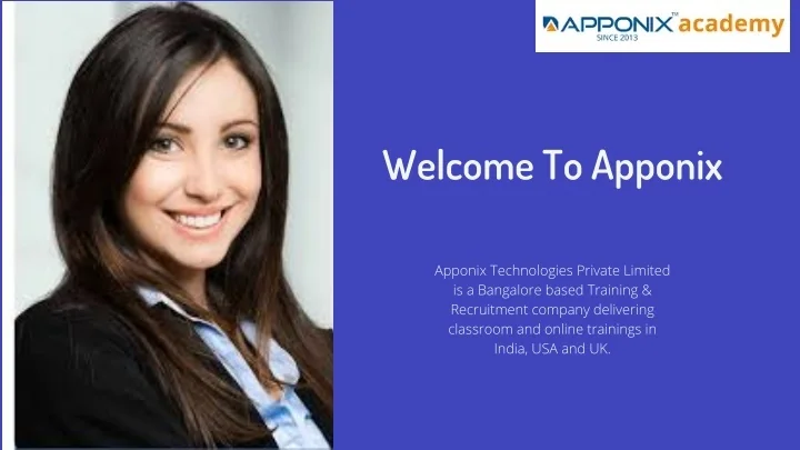 PPT - No 1 Training Institute in Bangalore - Apponix Technologies ...