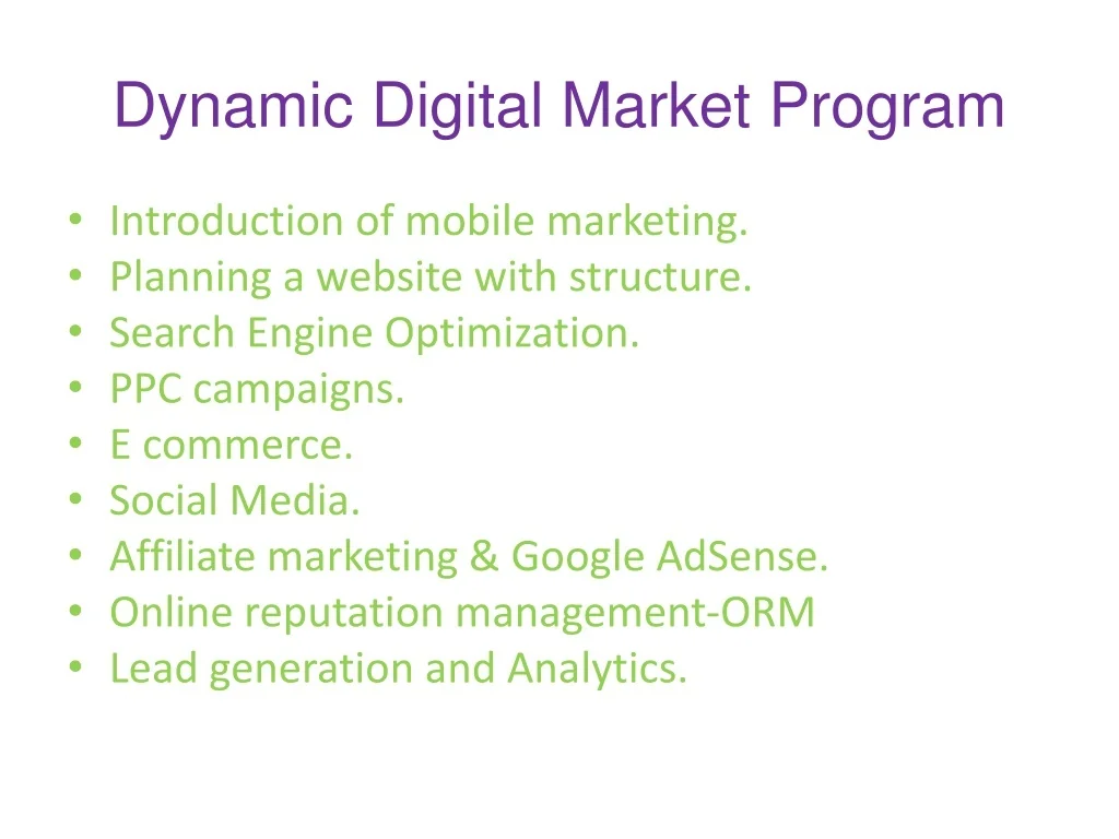 PPT - Best Digital Marketing Institute in Bangalore PowerPoint ...